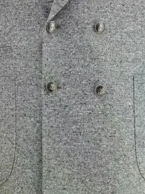 Brunello Cucinelli Double-breasted Textured Suit