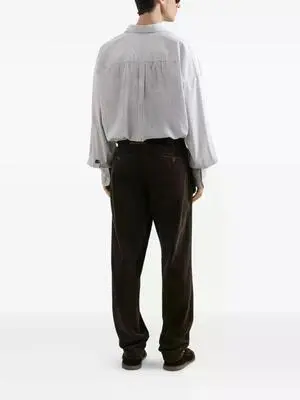 Dolce & Gabbana Striped Long-sleeve Shirt - White