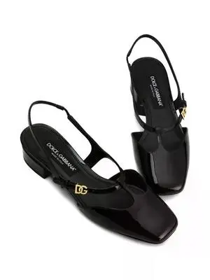Dolce & Gabbana Patent Leather Slingback Pumps