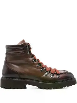 DOUCAL'S Lace-up Leather Boots - Brown