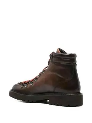 DOUCAL'S Lace-up Leather Boots - Brown