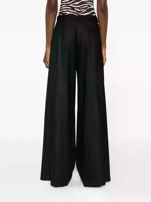 Andamane Pinstripe Pleated Trousers
