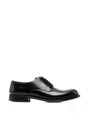 Dolce & Gabbana Brushed Lace-up Derby Shoes - Black