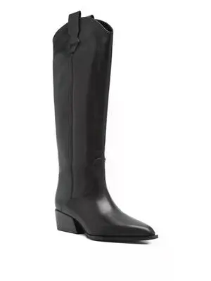POEVE 45mm Pointed-toe Knee-high Boots