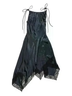 Acne Studios Lace-trim Asymmetric Dress