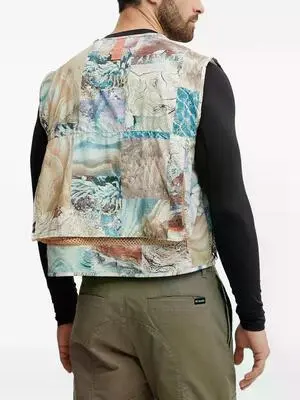 Columbia Patchwork-print Gilet