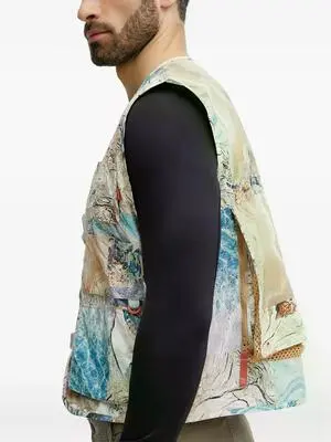 Columbia Patchwork-print Gilet