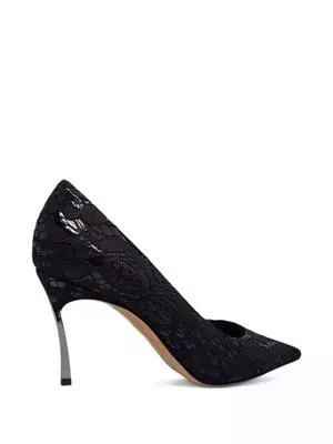 Casadei Lace Pointed-toe Pumps