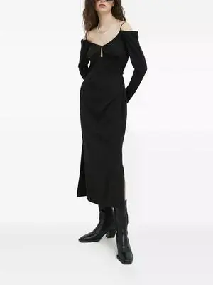 SAMSOE SAMSOE Off-shoulder Midi Dress