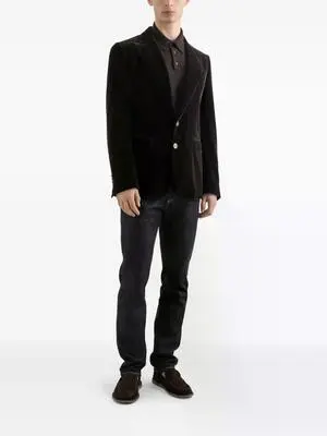 Dolce & Gabbana Long-sleeve Polo Shirt - Brown