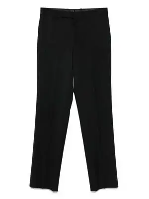 LARDINI Wool Trousers - Black