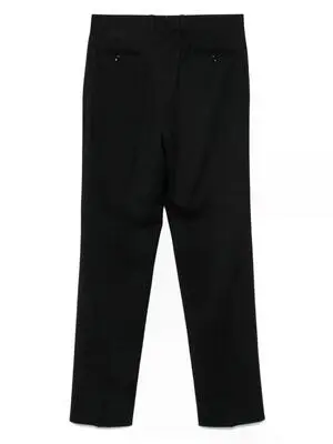 LARDINI Wool Trousers - Black