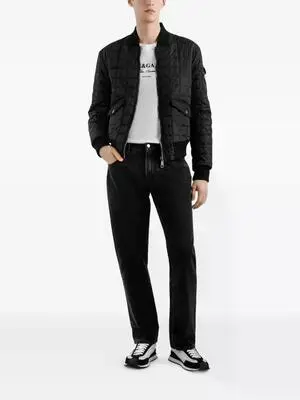 Dolce & Gabbana Quilted Bomber Jacket - Black