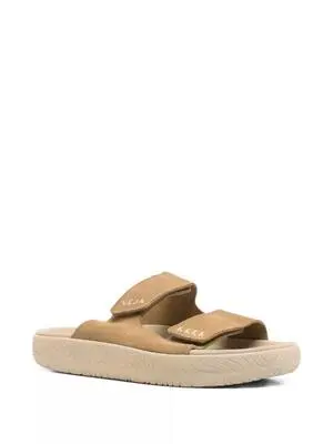 VEJA Etna Double-strap Suede Sandals - Brown