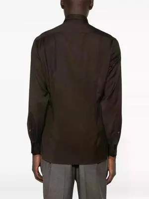 LARDINI Long-sleeve Button-down Shirt