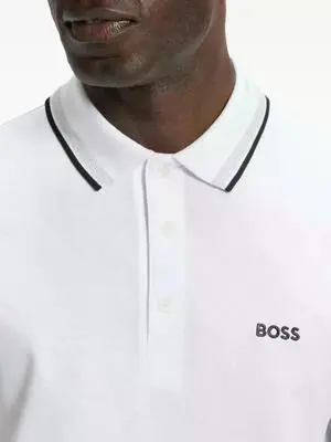 BOSS Paddy Polo Shirt - White