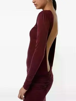 Andamane Open-back Maxi Dress - Red