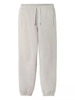 LANVIN Embroidered-logo Trousers - Grey