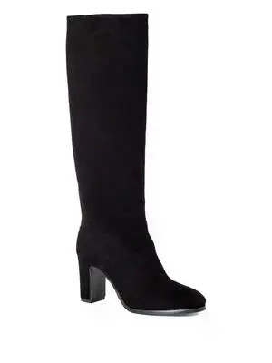 JULIE DEE Suede Block-heel Boots