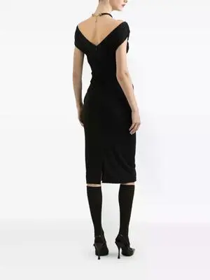 Dolce & Gabbana Off-shoulder Midi Dress