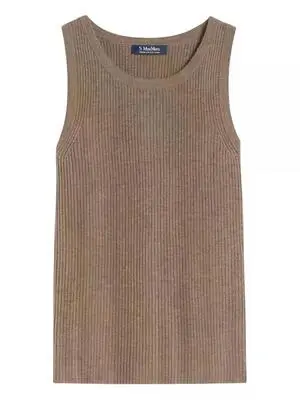 Max Mara Ribbed Round-neck Top