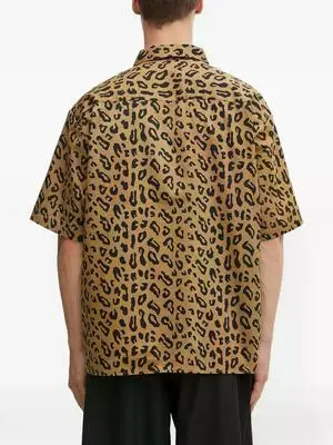 WACKO MARIA Leopard-print Short-sleeves Shirt