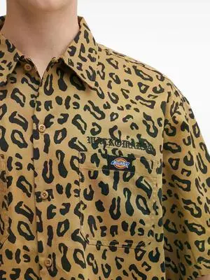 WACKO MARIA Leopard-print Short-sleeves Shirt