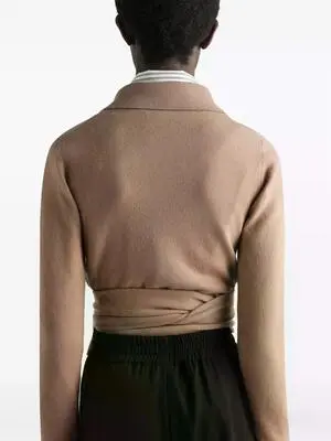 Dolce & Gabbana Cashmere Wrap Cardigan - Neutrals