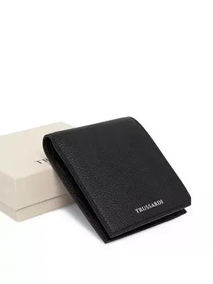 TRUSSARDI Cartera Leather Logo Bi-fold Wallet