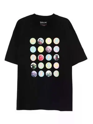 Martine Rose Graphic-print Cotton T-shirt - Black