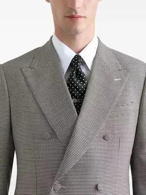 Dolce & Gabbana Houndstooth Double-breasted Blazer