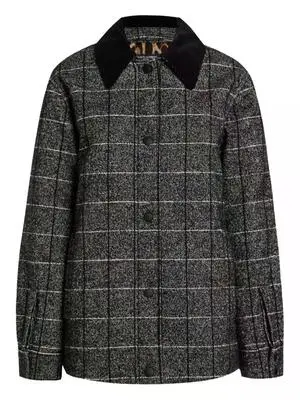 Dolce & Gabbana Checked Corduroy-collar Jacket