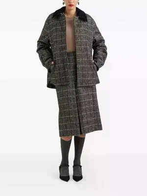 Dolce & Gabbana Checked Corduroy-collar Jacket
