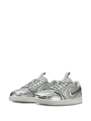 JORDAN Air 1 Low Method Of Make V3 Metallic Silver Sneakers - Grey