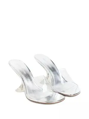 Amina Muaddi Sculpted Heel Sandals