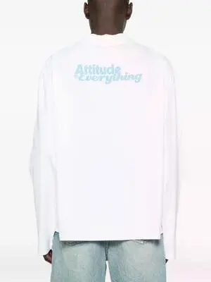 Martine Rose Graphic-print Long-sleeve T-shirt