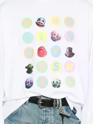 Martine Rose Graphic-print Long-sleeve T-shirt