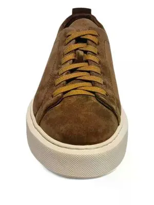 HENDERSON BARACCO Suede Platform Sneakers - Brown