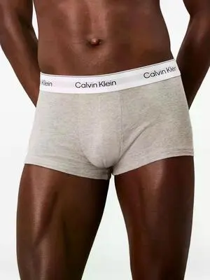 Calvin Klein Branded Waistband Boxer Shorts - Grey
