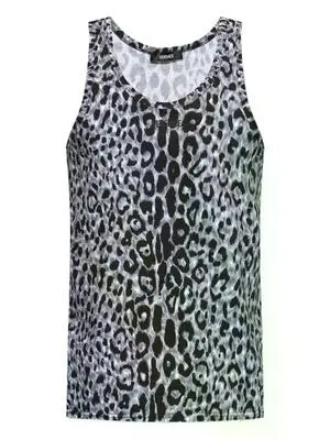 Versace Leopard-print Top