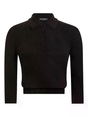 Dolce & Gabbana Cashmere Polo Top