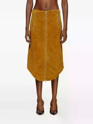 DIESEL® Midi O-liipop Corduroy Skirt