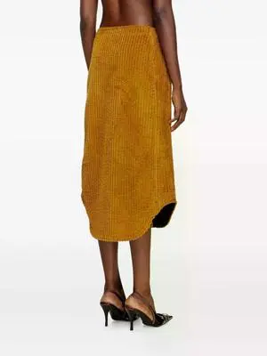 DIESEL® Midi O-liipop Corduroy Skirt