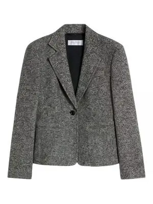 Max Mara Single-button Tweed Blazer