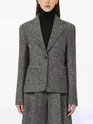 Max Mara Single-button Tweed Blazer