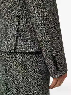 Max Mara Single-button Tweed Blazer