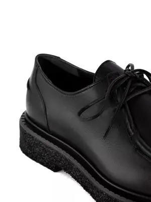 GUGLIELMO ROTTA Leather Round-toe Lace-up Shoes
