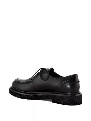 GUGLIELMO ROTTA Leather Round-toe Lace-up Shoes