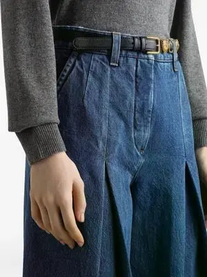 Dolce & Gabbana Inverted-pleat High-waist Jeans
