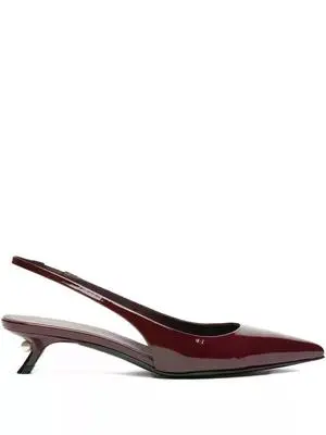 ALEVI MILANO Pearl-embellished Slingback Pumps